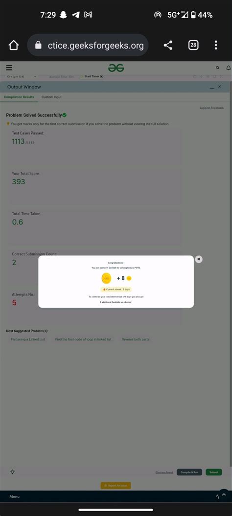Nikhil Reddy On Linkedin Coding Potd Geeksforgeeks Problemsolving Gfg
