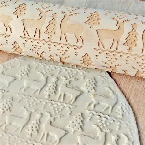35x4,5 см рождественские Скалки скалы Снежинка Лось Деревянные Скалки ...
