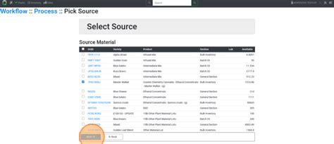 Workflow Mode Convert To Intermediate Concentrate Openthc Help