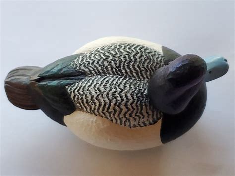 Mavin Ducks Unlimited 2019 Lesser Scaup Jett Brunet Miniature Duck Decoy