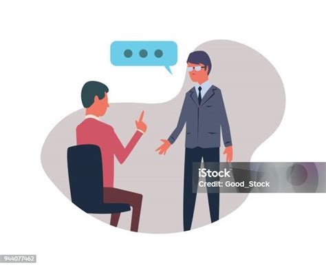 두 사람 사이 대화 벡터 그림 흰색 배경에 고립입니다 토론에 대한 스톡 벡터 아트 및 기타 이미지 토론 말하기 2명