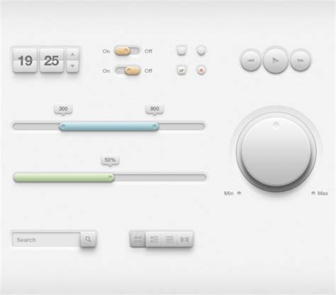 Psd Ui Kit Ui Set Fastcode Space
