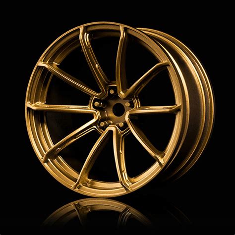 MST GTR wheel 7mm 4 Pieces Gold MST102077GD Élite Drift Shop