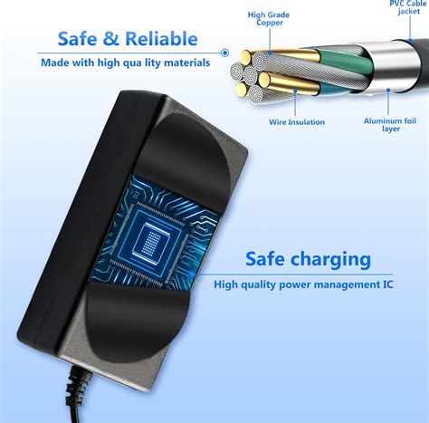 Lithium Battery Electric Scooter Charger Power Adapter Female Dc 55mm Port Inline Connector Lithium Battery Electric Scooter Charger Power Adapter Female Dc 55mm Port Inline Connector