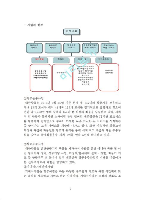 대한항공 기업분석과 대한항공 마케팅 Swotstp4p 전략분석및 대한항공의 향후 새로운 마케팅전략 제안 레포트서비스기업분석