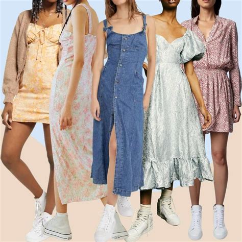 9 Best Cute Sneakers To Wear With Dresses And How To Style Them