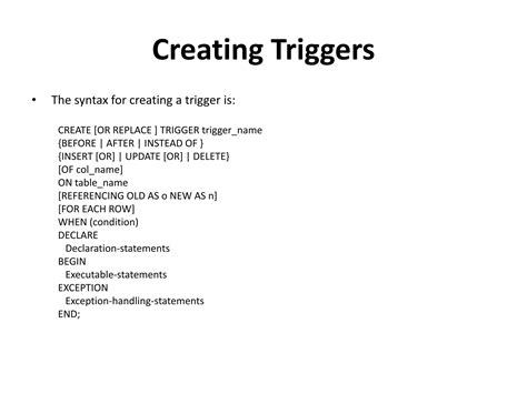 Plsql Triggers Pdf
