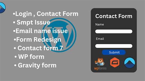 create or fix wordpress form with wp form pro contact form gravity form by umerkha4 fiverr