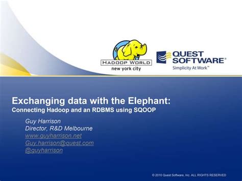 Hadoop And Rdbms With Sqoop Ppt