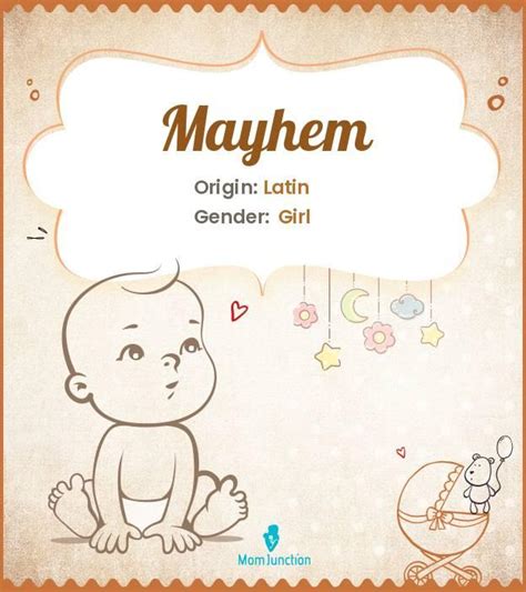 Mayhem Name Meaning, Origin, History, And Popularity | MomJunction