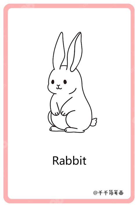 Rabbit简笔画画兔子 千图网