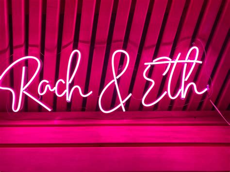 Custom Wedding Neon Sign Led Custom Decor For Wedding Wall Etsy