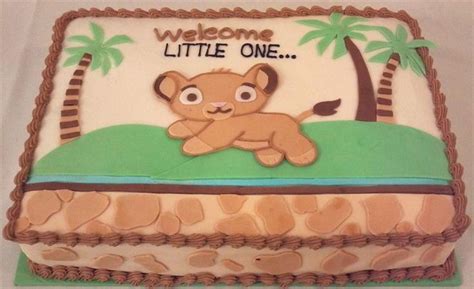 Lion King Baby Shower Sheet Cakes