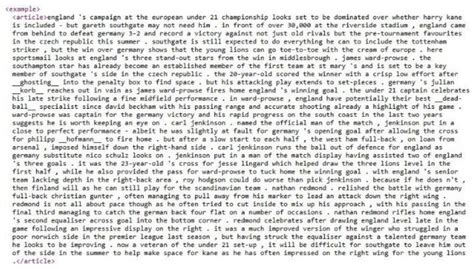 Abstractive Method Based Text Summarization Using Bidirectional Long