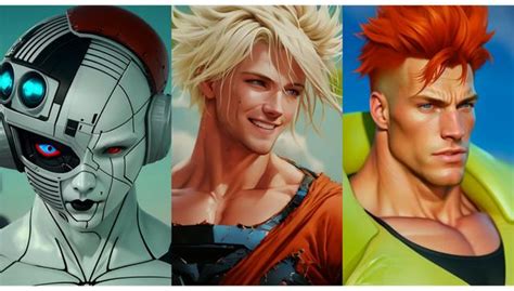 Una IA Recrea A Los Personajes De La Saga De Cell De Dragon Ball Z De