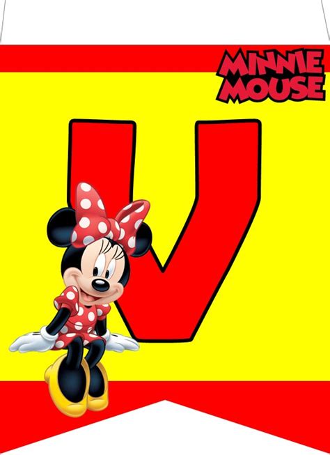 Png Banderines Minnie Mouse Rojo