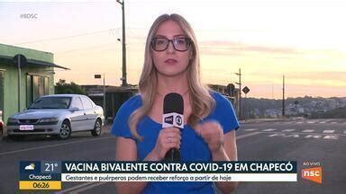 Bom Dia Santa Catarina Chapecó amplia público da vacina bivalente