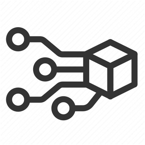 Cloud Computing Network Package Serverless Icon Download On