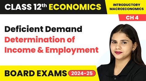 Deficient Demand Determination Of Income And Employment Class 12