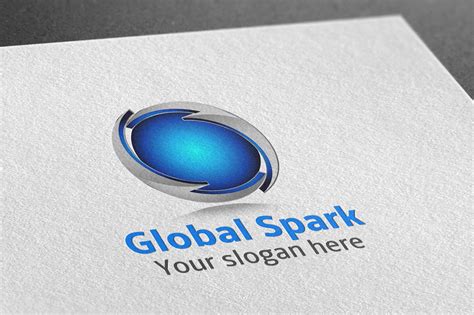 Global Spark Logo A Branding And Logo Template By Bdthemes Creative Market