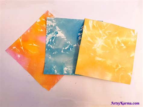 Tissue Color Bleed Background Technique