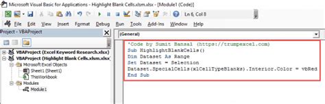 Highlight Blank Cells In Excel In Less Than Seconds