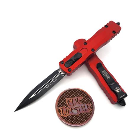 Microtech 225 1rd Red Dirac Double Edge Black Standard