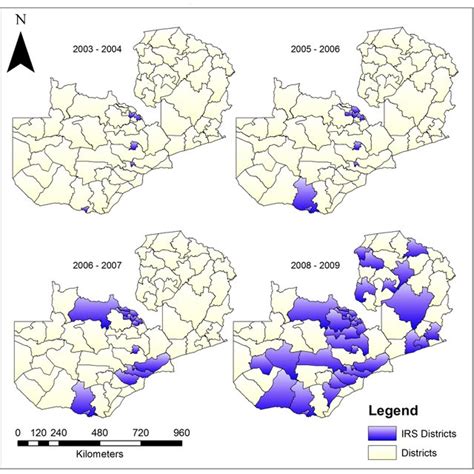4 Operational Coverage Of 36 Indoor Residual Spraying Irs Districts Download Scientific