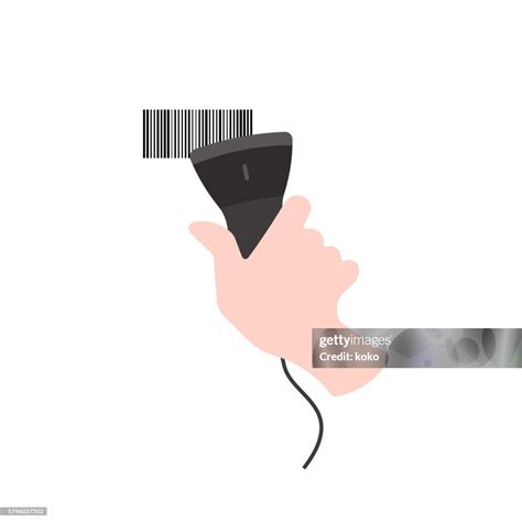 Scanning Barcode Hand With Barcode Scanner High Res Vector Graphic Getty Images