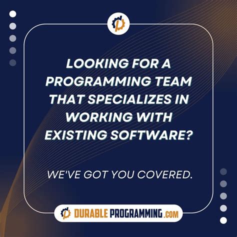 Durable Programming Llc On Linkedin Looking For A Programming Team