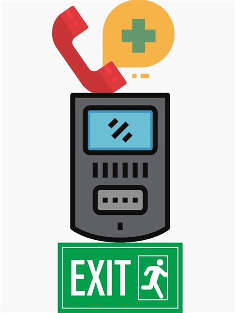 Emergency Intercom Sticker For Sale By Couponcut Redbubble