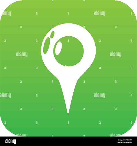 Map Pointer Icon Green Vector Stock Vector Image Art Alamy
