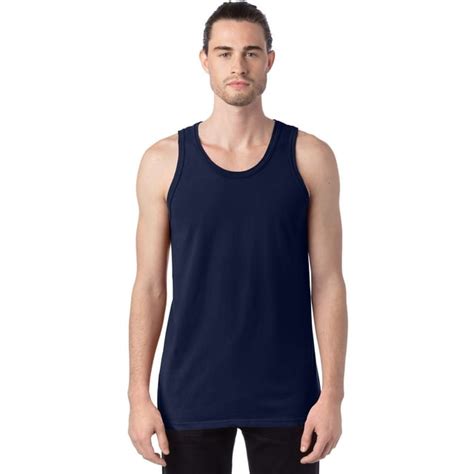 Hanes Tank Unisex Garment Dyed Cotton Sleeveless Tee Classic Perfect