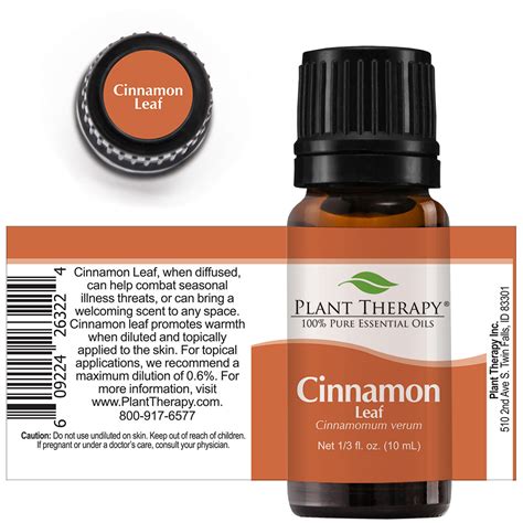 Plant Therapy Cinnamon Leaf Essential Oil 100 Pure Ebay