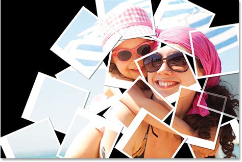 How To Create A Polaroid Photo Collage In Photoshop CC And CS6