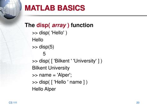 Ppt Matlab Basics Powerpoint Presentation Free Download Id394583