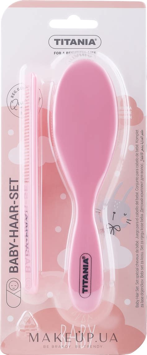 Titania (hairbrush/1pc + comb/1pc) - Набор детских расчесок, цвет ...