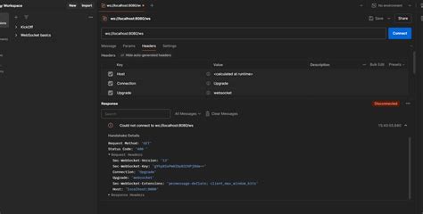 Reactjs What Are The Possible Reasons For A Websocket Connection