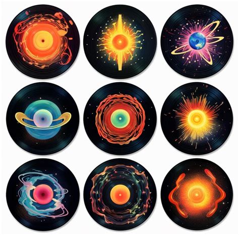 Premium Photo A Close Up Of A Bunch Of Different Colored Objects On A