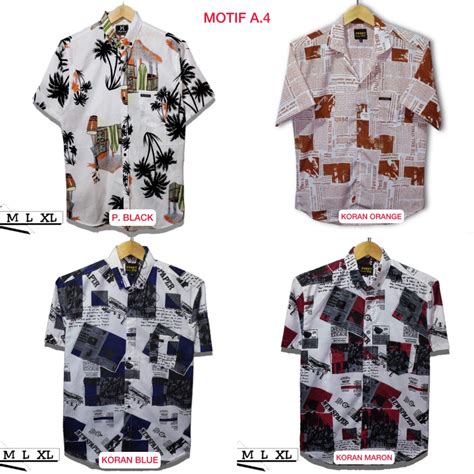 Jual KEMEJA RETRO KORAN PREMIUM Shopee Indonesia