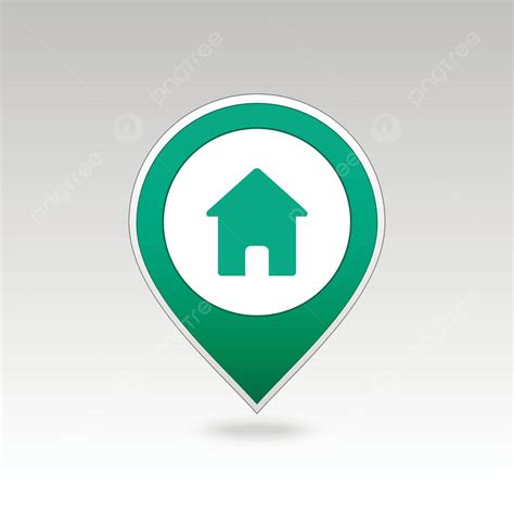 Home Pin Map Icon Map Pointermarkers Sign Gps Direction Vector Sign