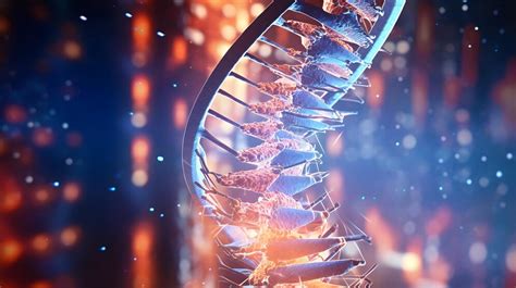 Premium Ai Image Dna Science Illuminated Double Helix Strands