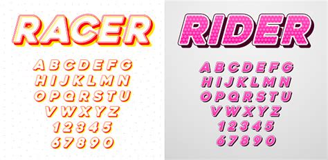 문자와 숫자가있는 두 개의 스피드 레이싱 스포츠 기울임꼴 글꼴 세트 0명에 대한 스톡 벡터 아트 및 기타 이미지 0명 공격성 데칼 Istock