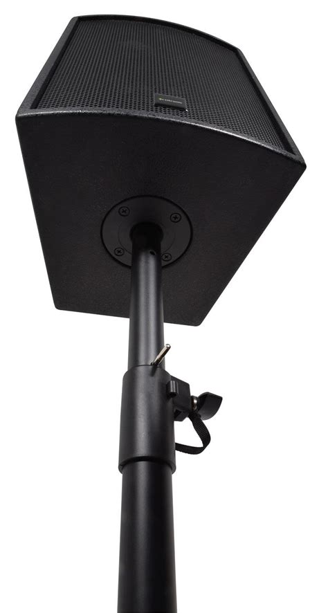 Qtx Speaker Stand With Square Base Black