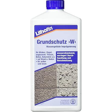 Lithofin Mn Grundschutz Steinimprägnierung 1812 16511 1 Liter Amazon