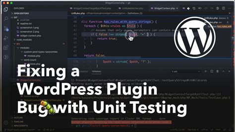 Fixing A Wordpress Plugin Bug 🐛 With Unit Testing Youtube