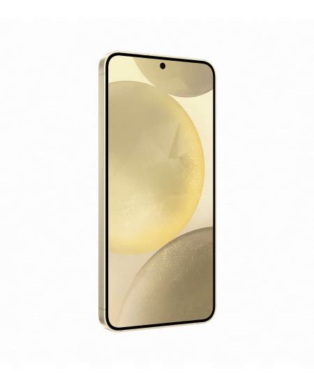 Angled Front View Of Samsung Galaxy S In Amber Yellow