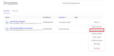 how to install grandnode on digitalocean with docker for linux