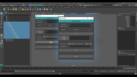 Renamertool In Maya Using Python Youtube