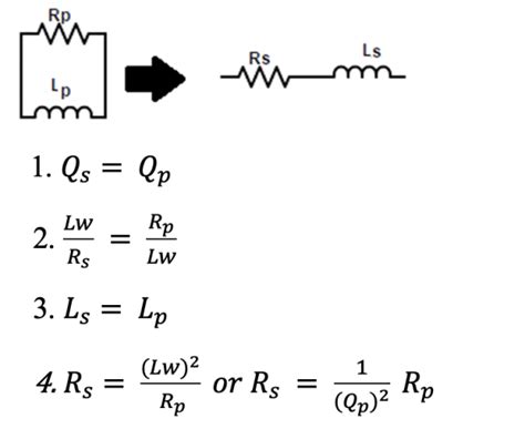 Understanding Resonance Quality Factor And Series To Parallel